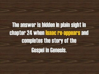 The Gospel In Genesis - Part Two | PPT
