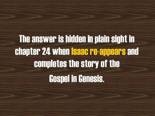 The Gospel In Genesis - Part Two | PPT