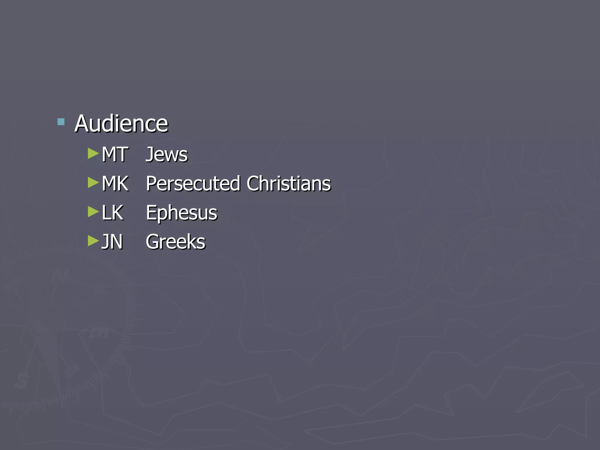 The Gospels | PPT