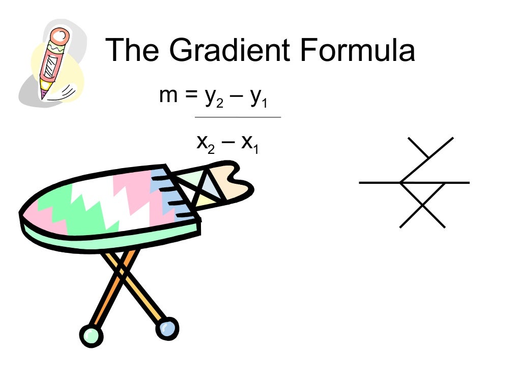 The Gradient Formula The Gradient Formula