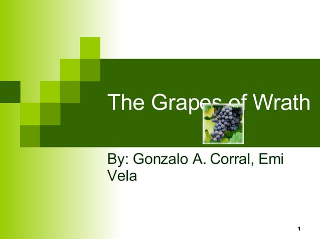 The Grapes Of Wrath | PPT