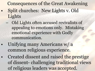 The Great Awakening | PPT