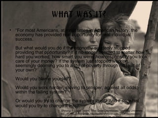 the great depression | PPT