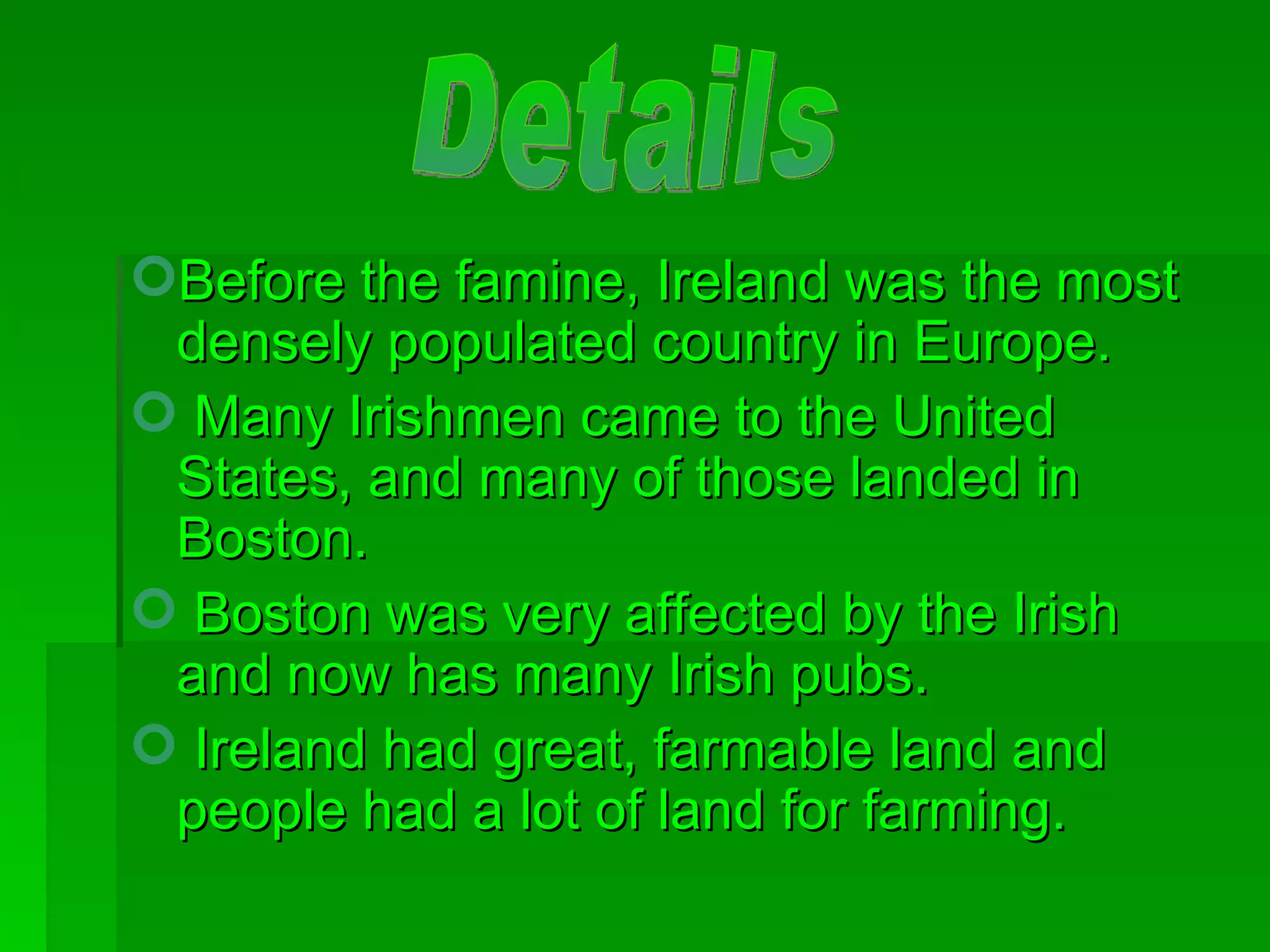 The Great Irish Potato Famine | PPT