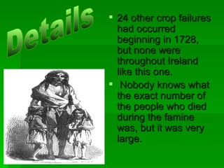 The Great Irish Potato Famine | PPT