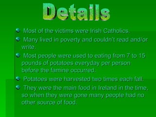 The Great Irish Potato Famine | PPT