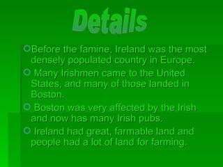 The Great Irish Potato Famine | PPT | Free Download