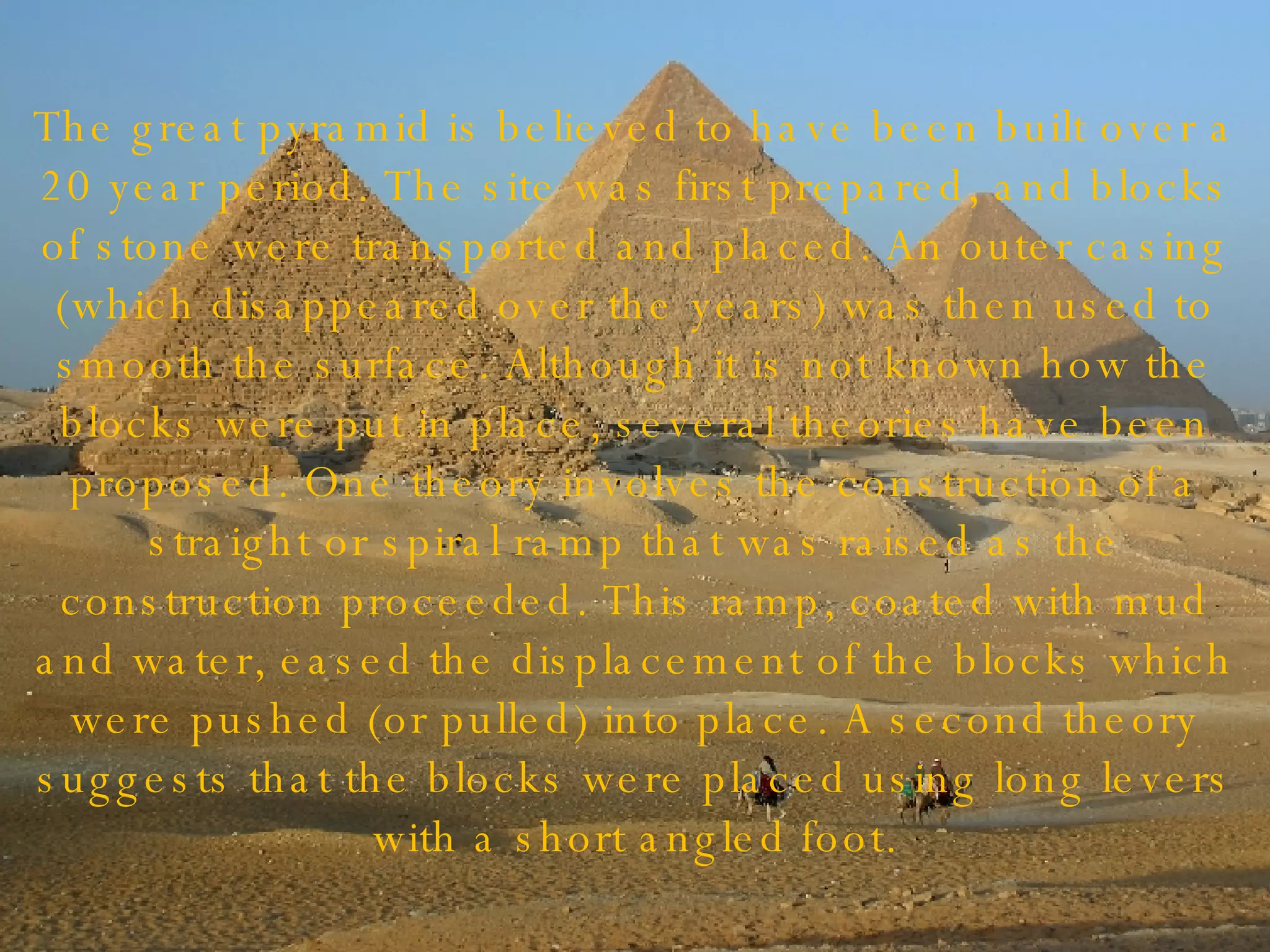 The Great Pyramid Of Giza | PPT