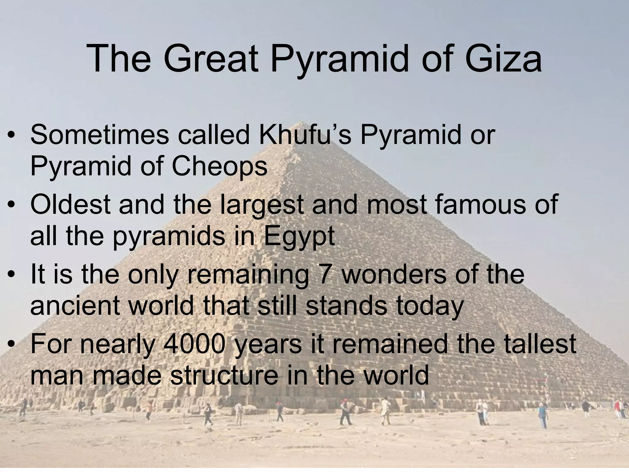 The Great Pyramids Of Giza | PPT