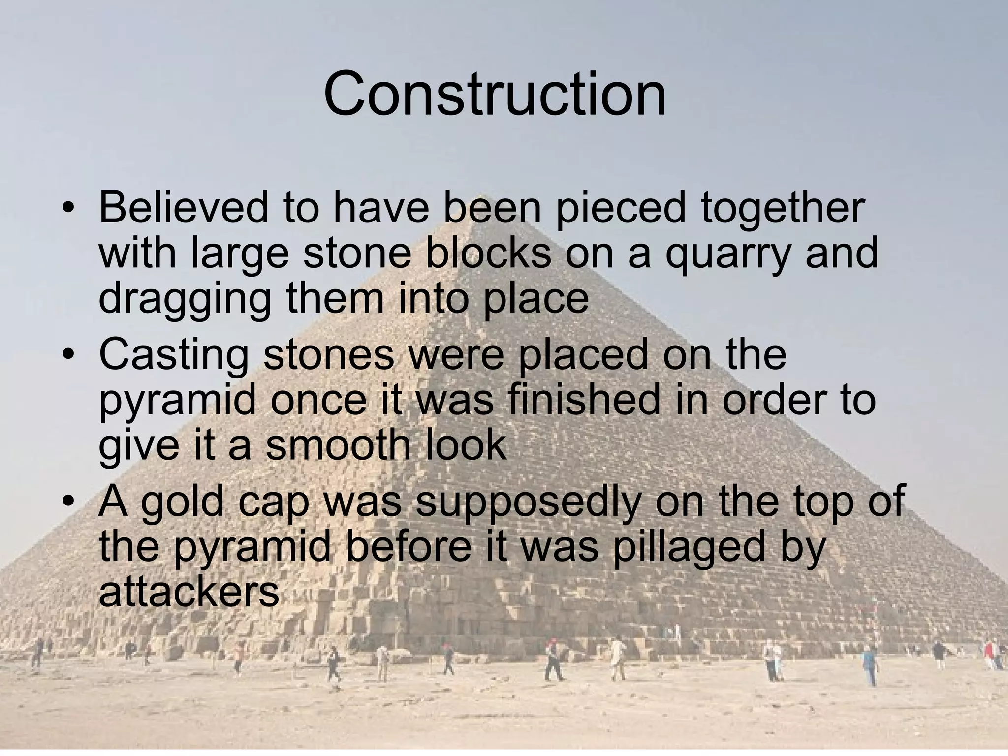 The Great Pyramids Of Giza | PPT