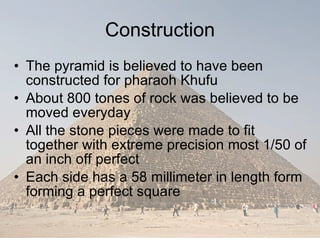 The Great Pyramids Of Giza | PPT