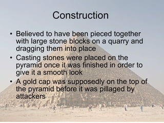 The Great Pyramids Of Giza | PPT