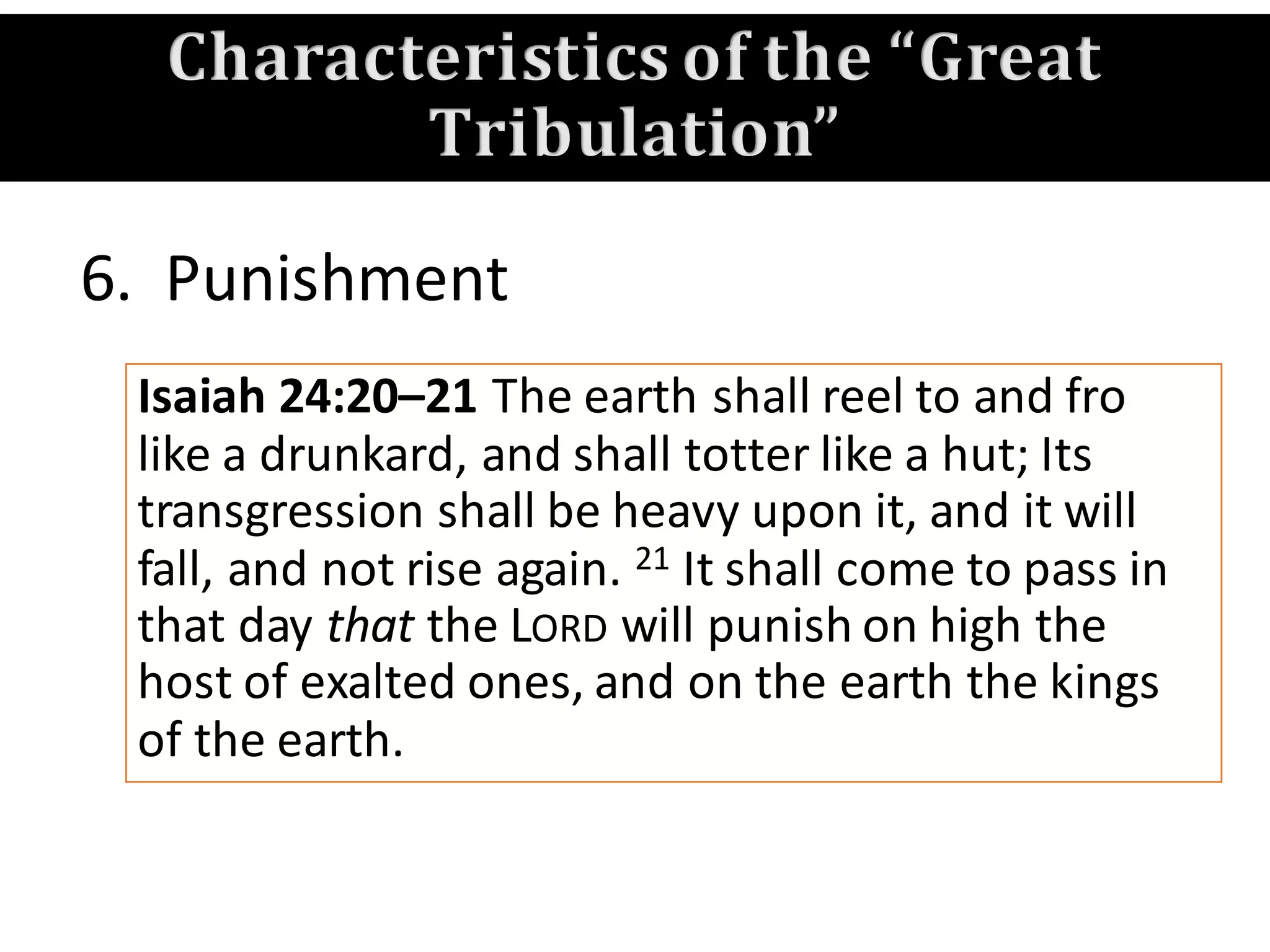 The Great Tribulation | PDF