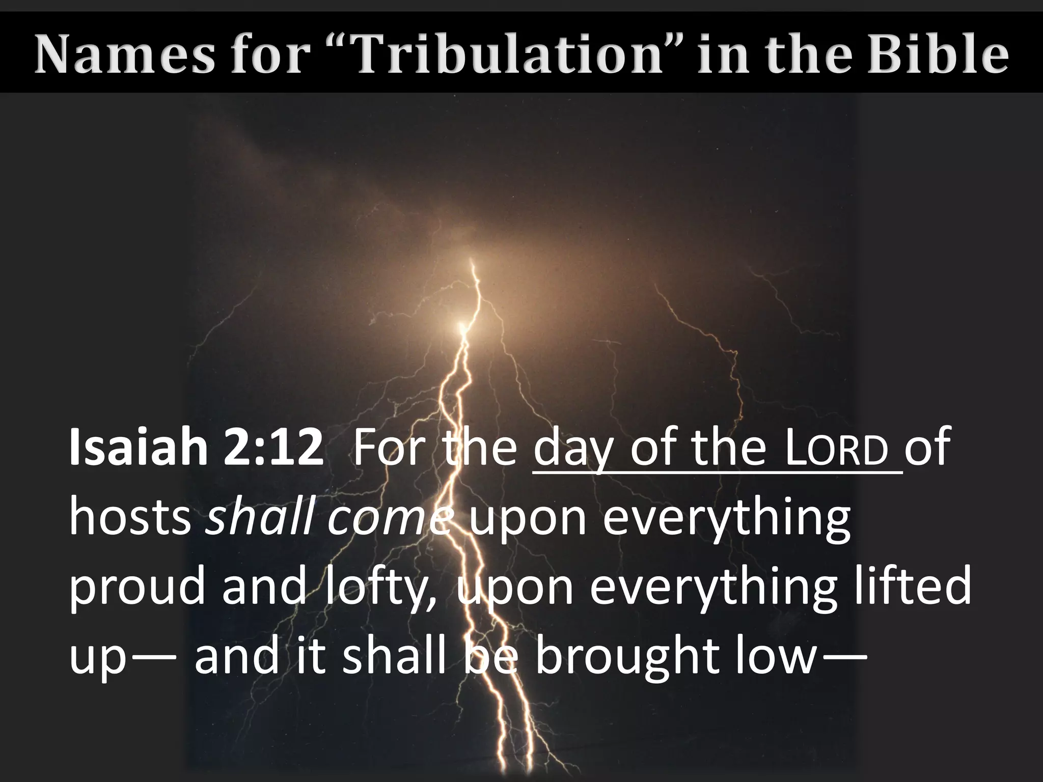 The Great Tribulation | PDF