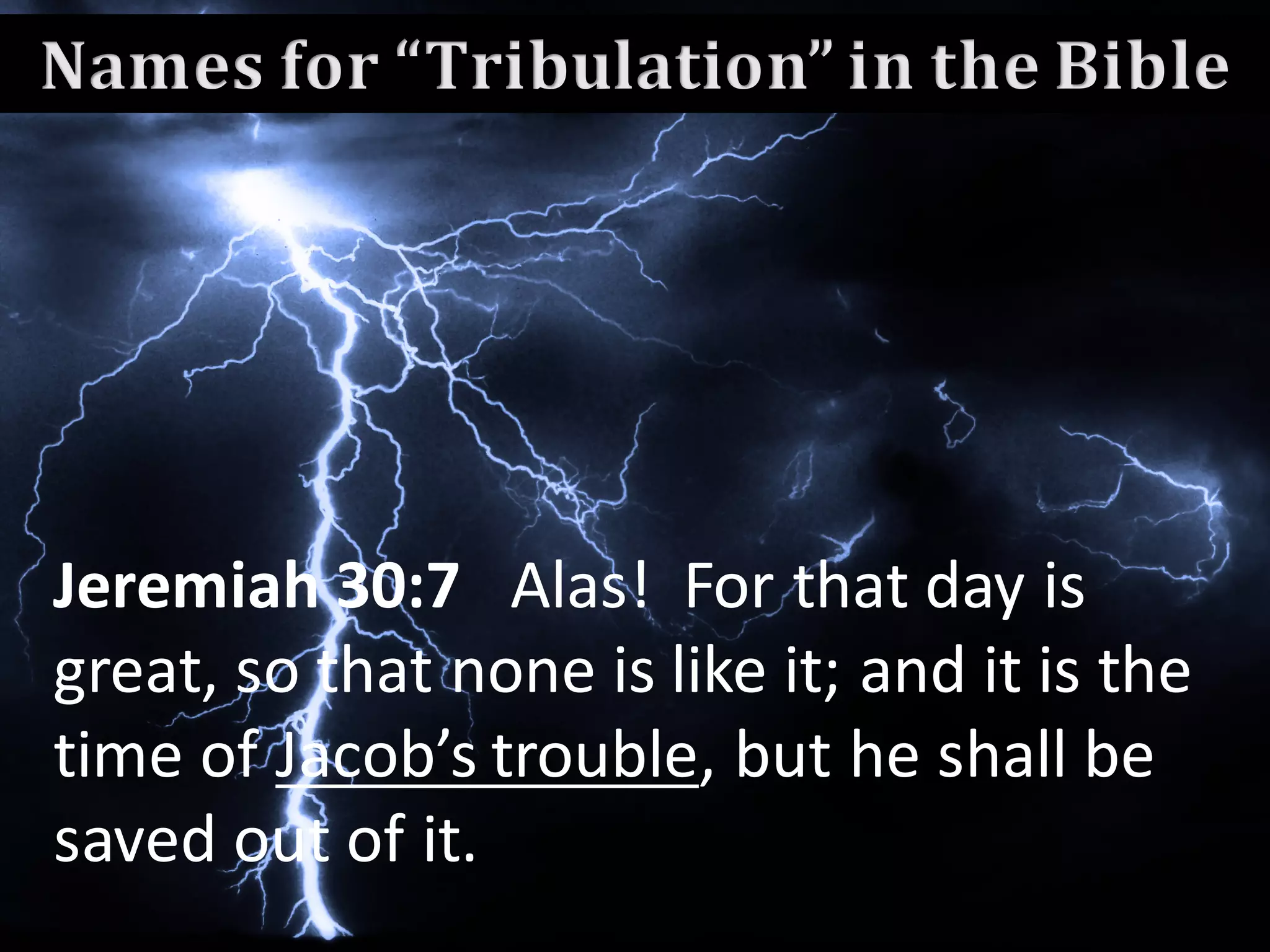 The Great Tribulation | PDF