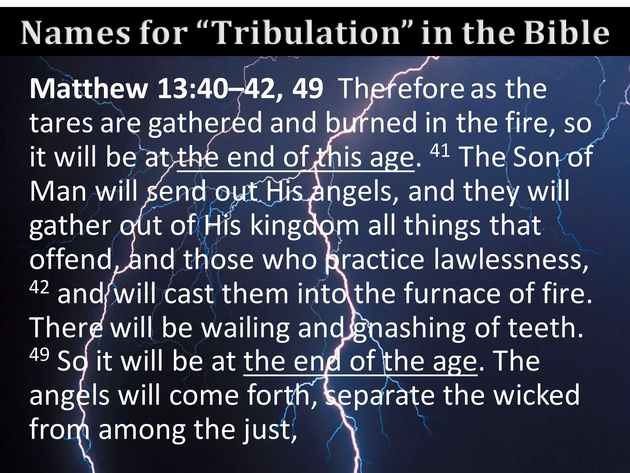The Great Tribulation | PDF