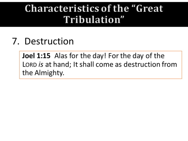 The Great Tribulation | PDF | Christianity | Religion & Spirituality