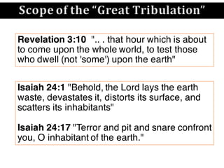 The Great Tribulation Revelation