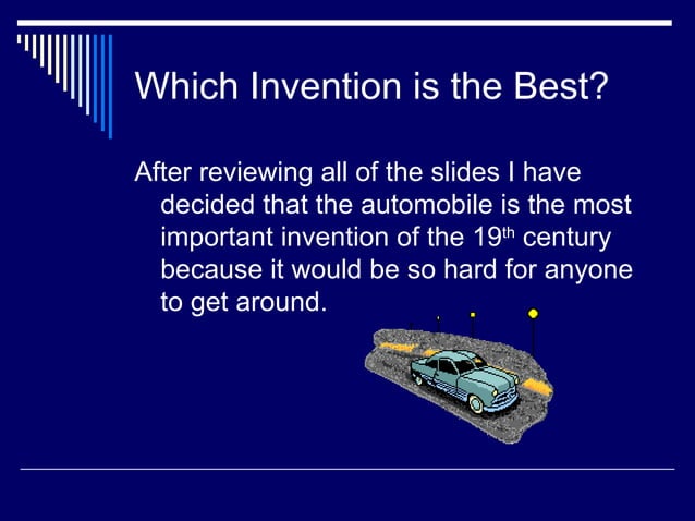 The Greatest Invention Of The 19th Century2 | PPT