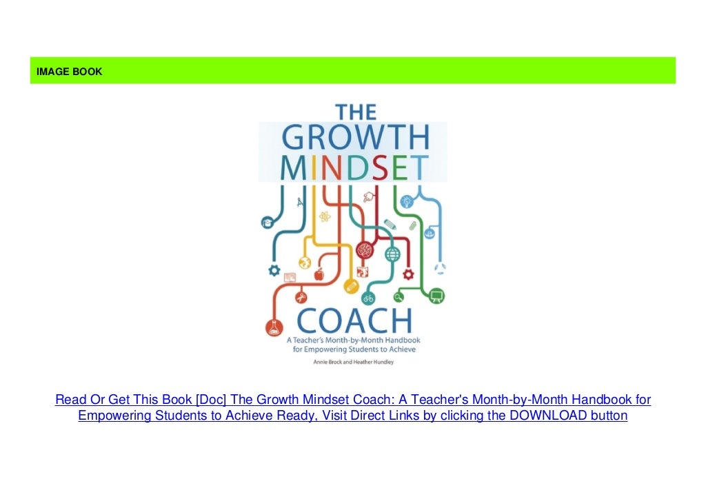 [Doc] The Growth Mindset Coach: A Teacher's Month-by-Month Handbook for ...