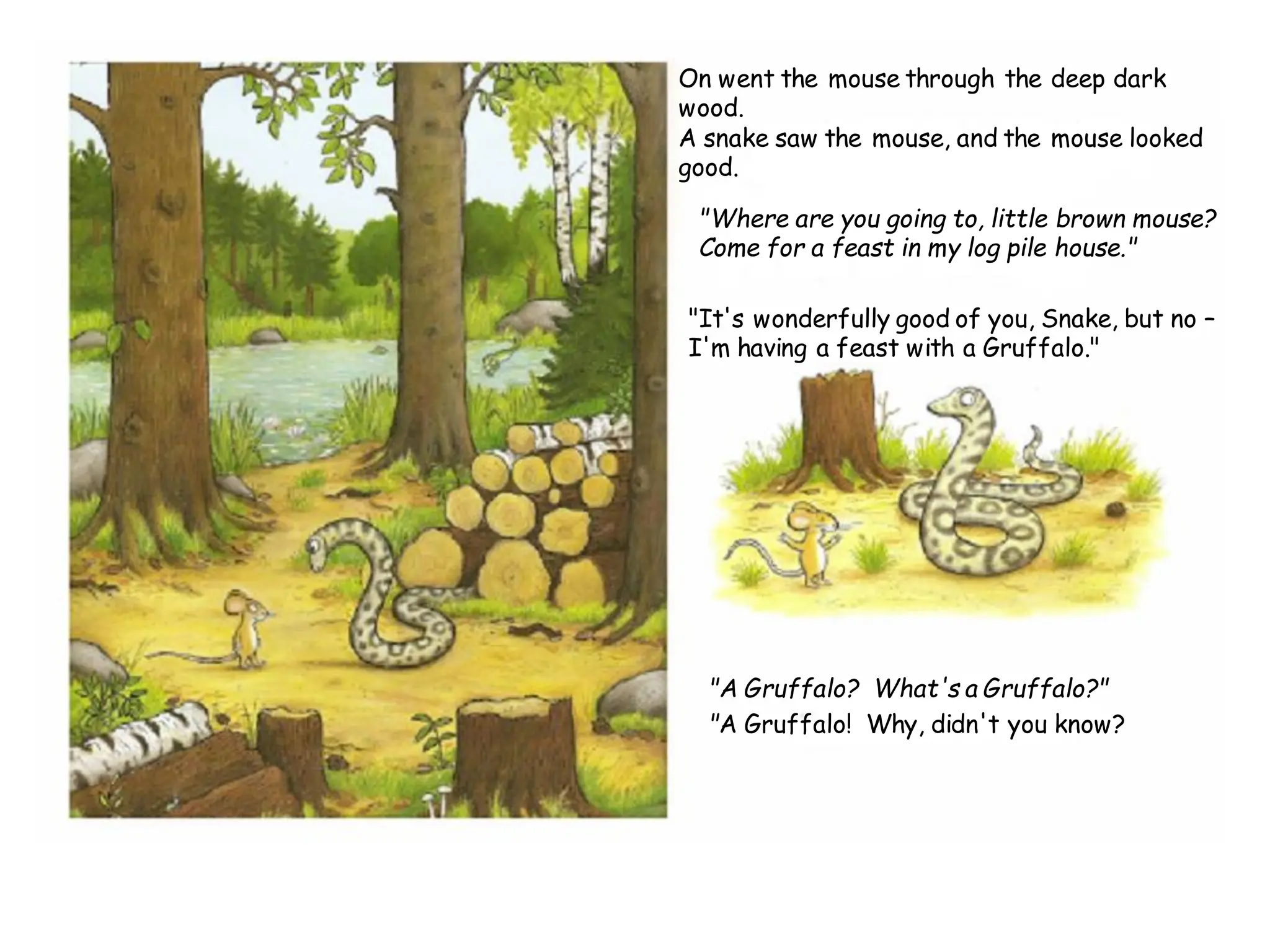 The Gruffalo Full Story For Kids in Elementary School | PDF