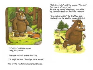 The Gruffalo Full Story For Kids in Elementary School | PDF