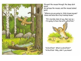 The Gruffalo Full Story For Kids in Elementary School | PDF