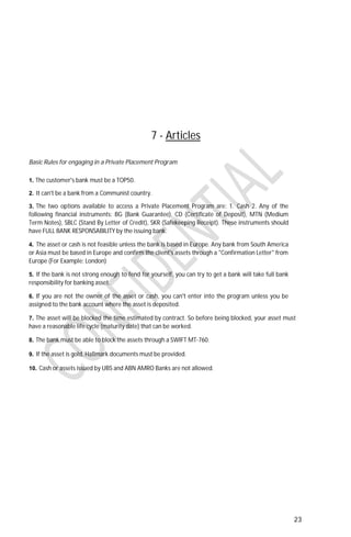 The guide-about-private placement-program | PDF