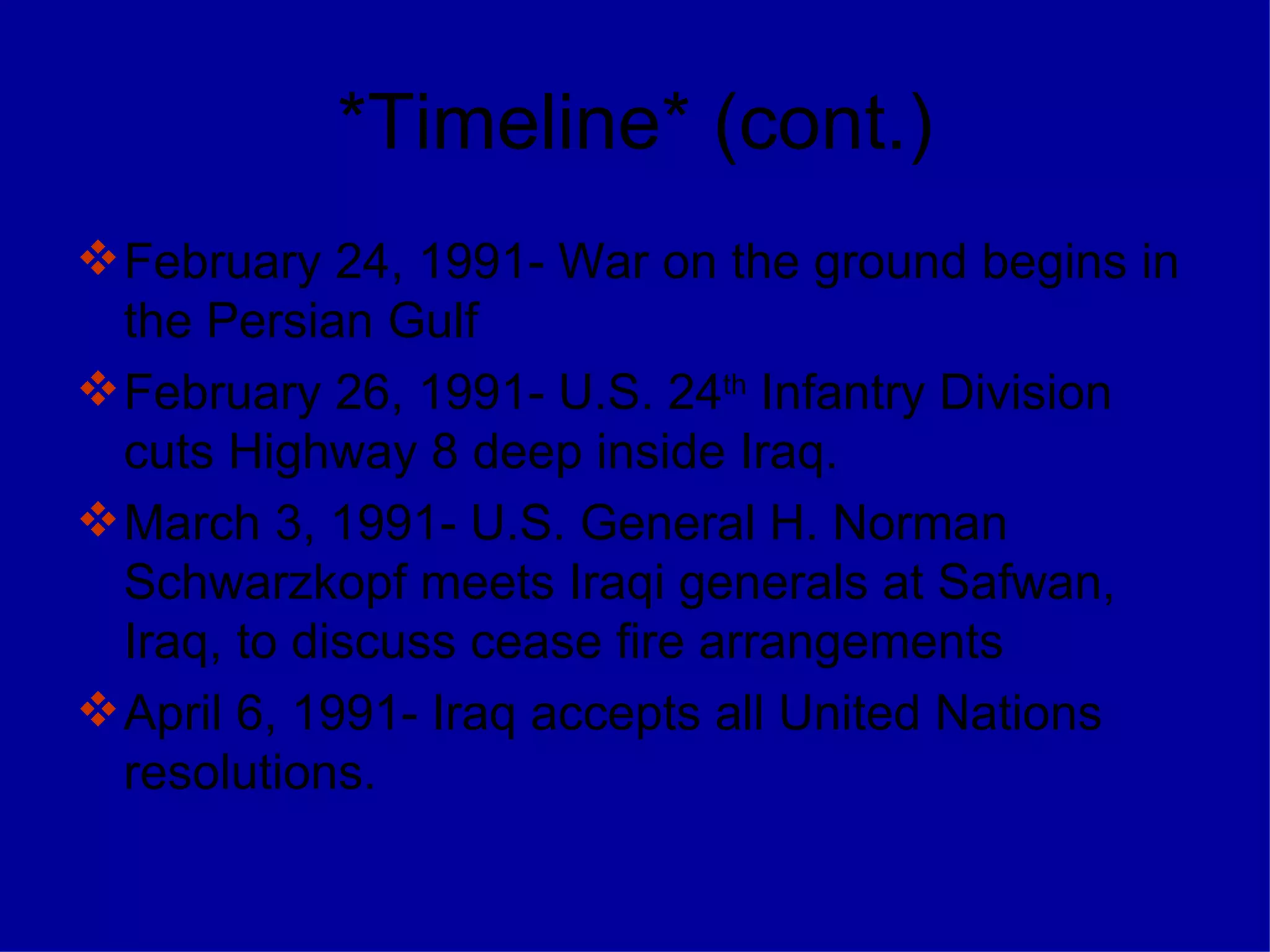 The Gulf War | PPT