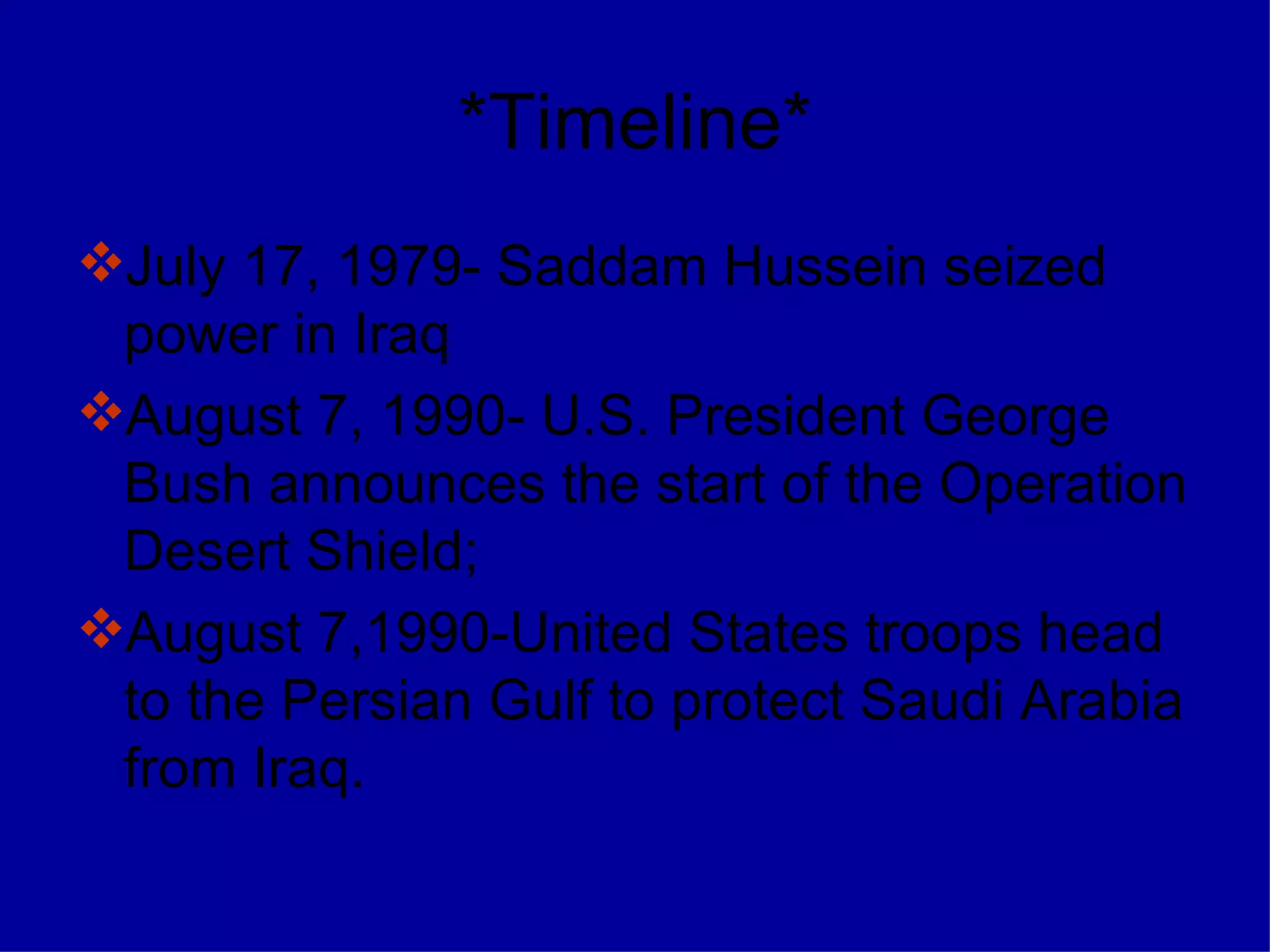 The Gulf War | PPT