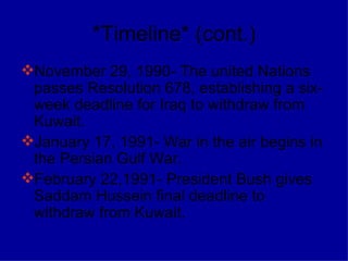 The Gulf War | PPT