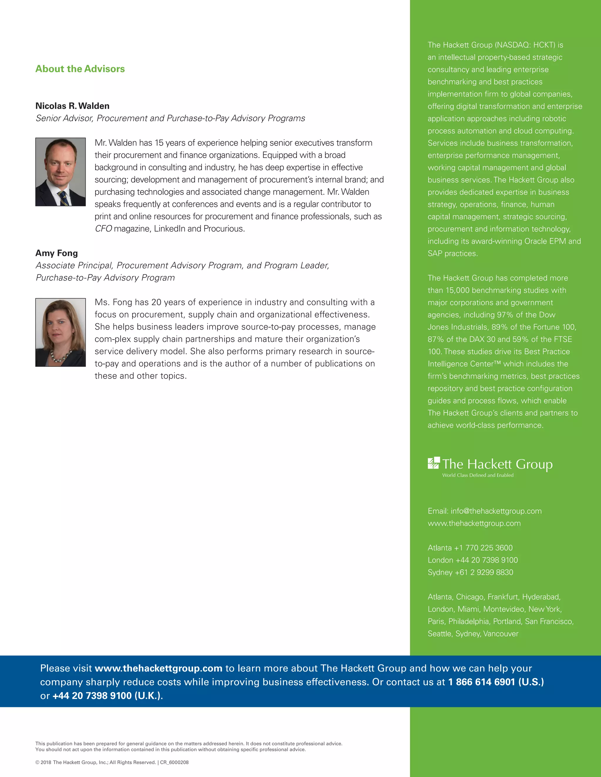 The hackett-group-state-of-procurement-digital-transformation-part-1 | PDF