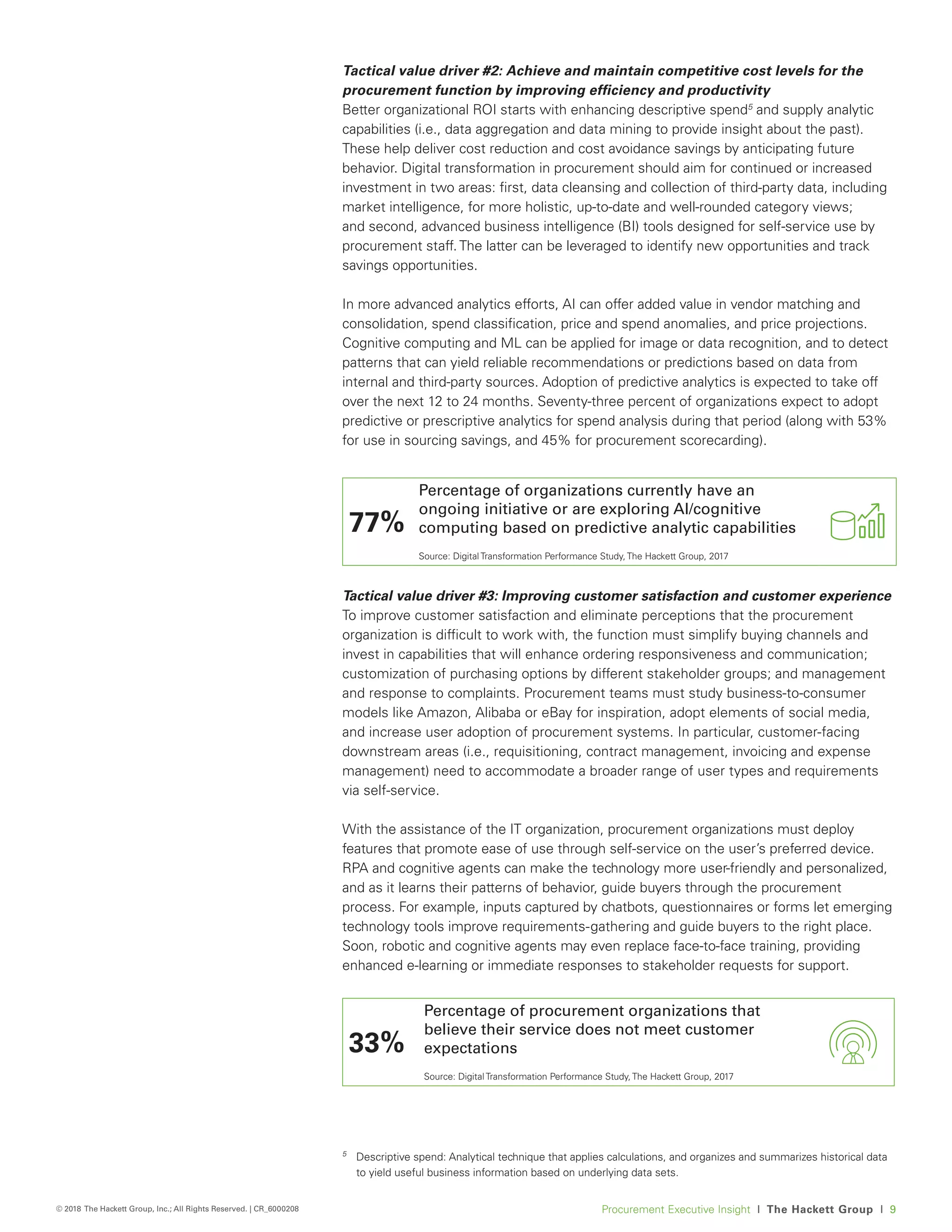 The hackett-group-state-of-procurement-digital-transformation-part-1 | PDF