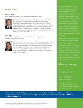 The hackett-group-state-of-procurement-digital-transformation-part-1 | PDF