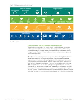The hackett-group-state-of-procurement-digital-transformation-part-1 | PDF