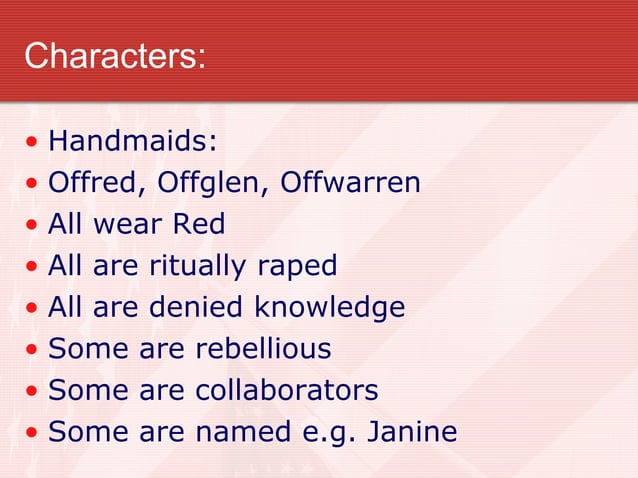 The Handmaid’S Tale | PPT