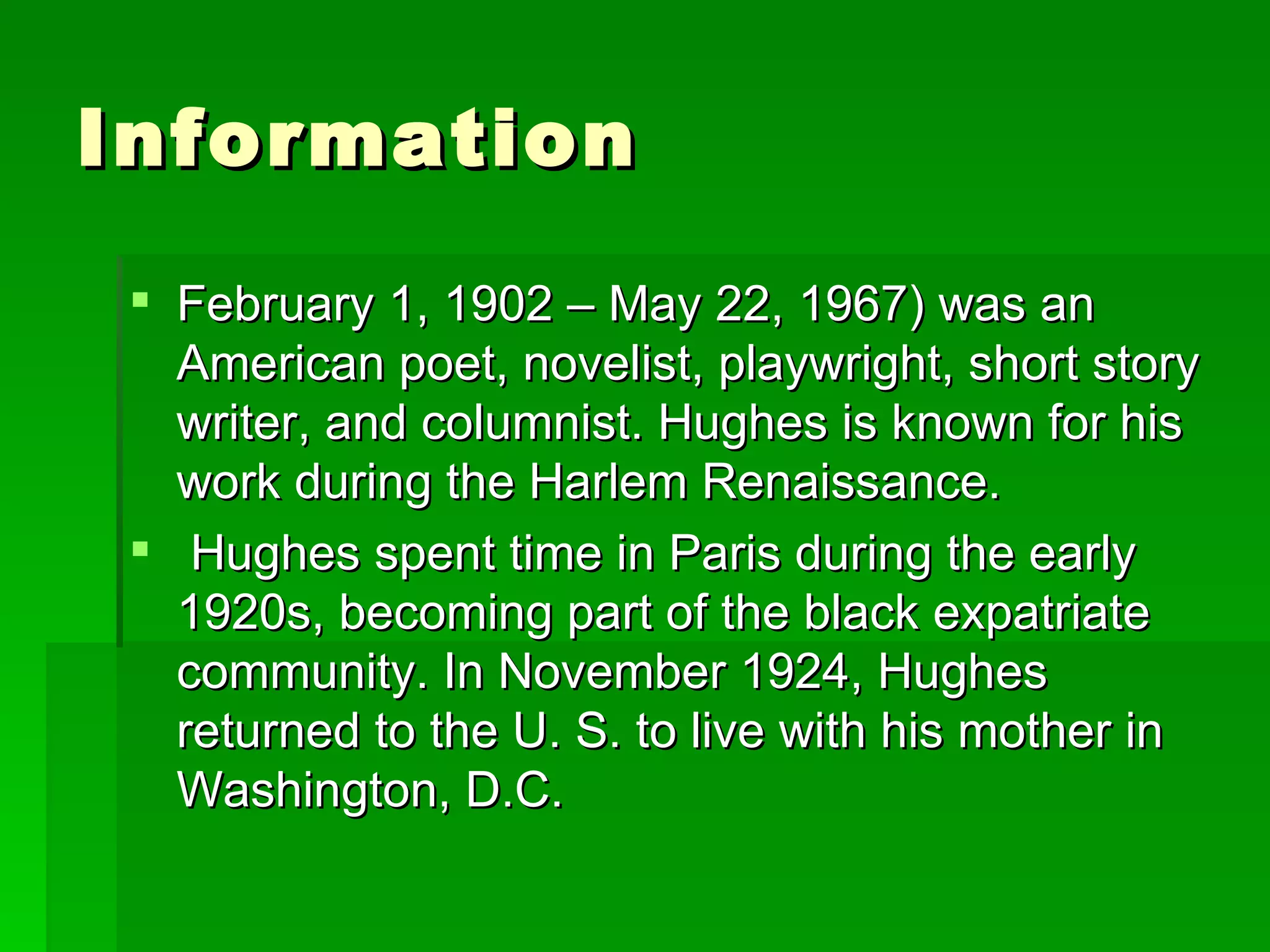 The Harlem Renaissance | PPT