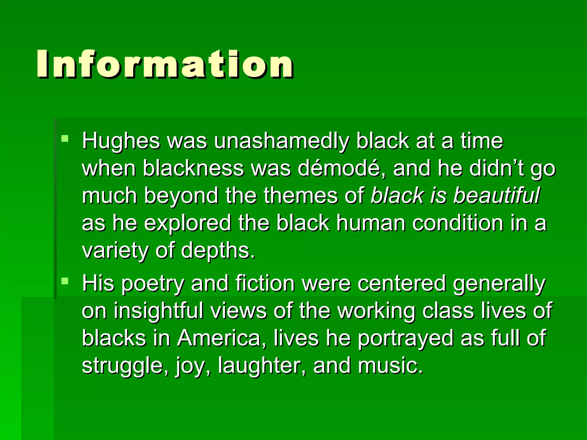 The Harlem Renaissance | PPT