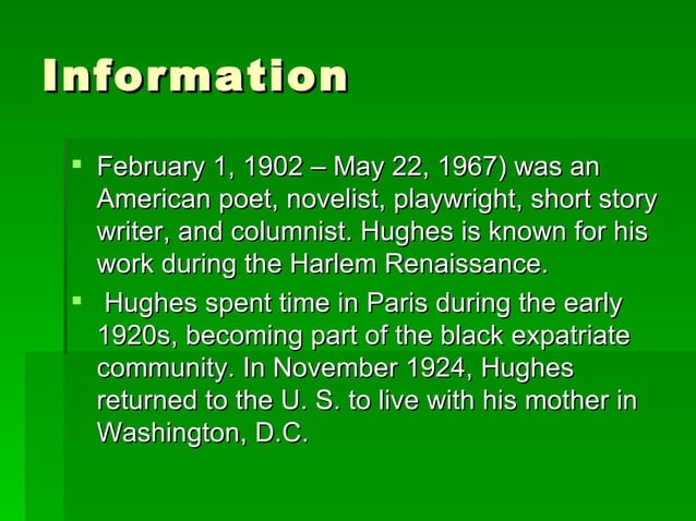 The Harlem Renaissance | PPT