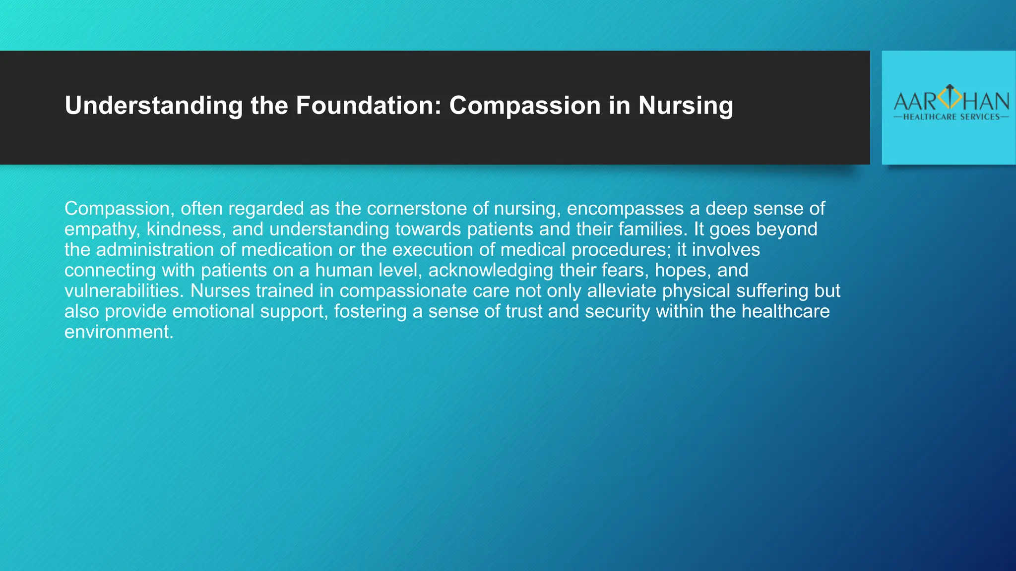 The Heart of Healthcare: Compassion and Empathy in Nurses Training ...