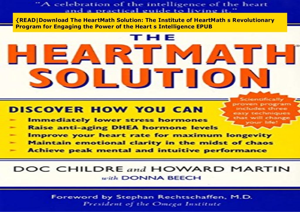 {READ|Download The HeartMath Solution: The Institute of HeartMath s ...