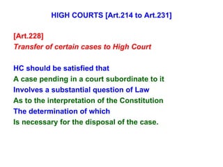 The High Courts | PPT
