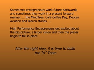 The High Performance Entrepreneur | PPT