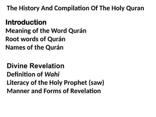 the-history-and-compilation-of-the-holy-quran-1.pptx