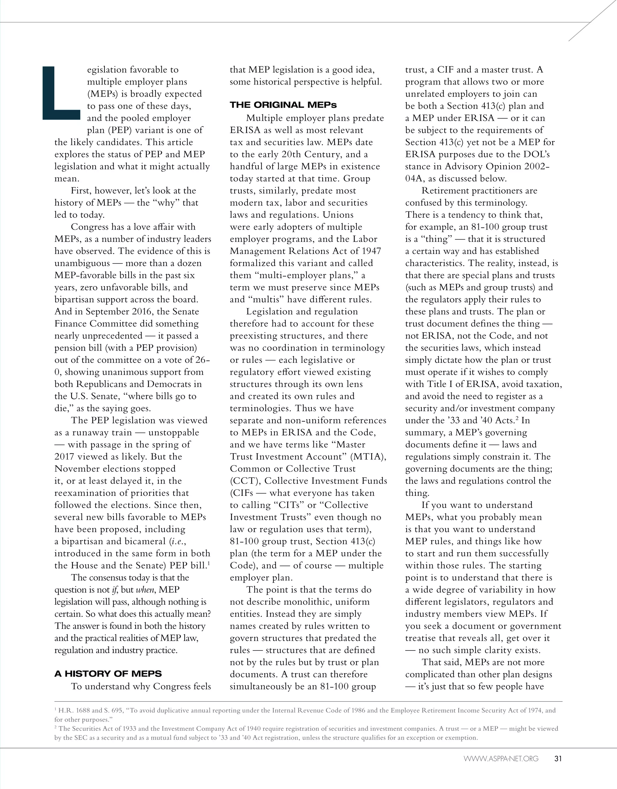 The History & Future MEPS | PDF | Financial Regulation | Economy