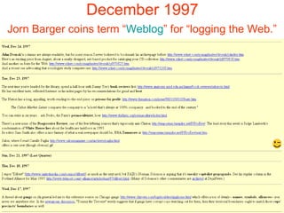 The history of blogs | PPT