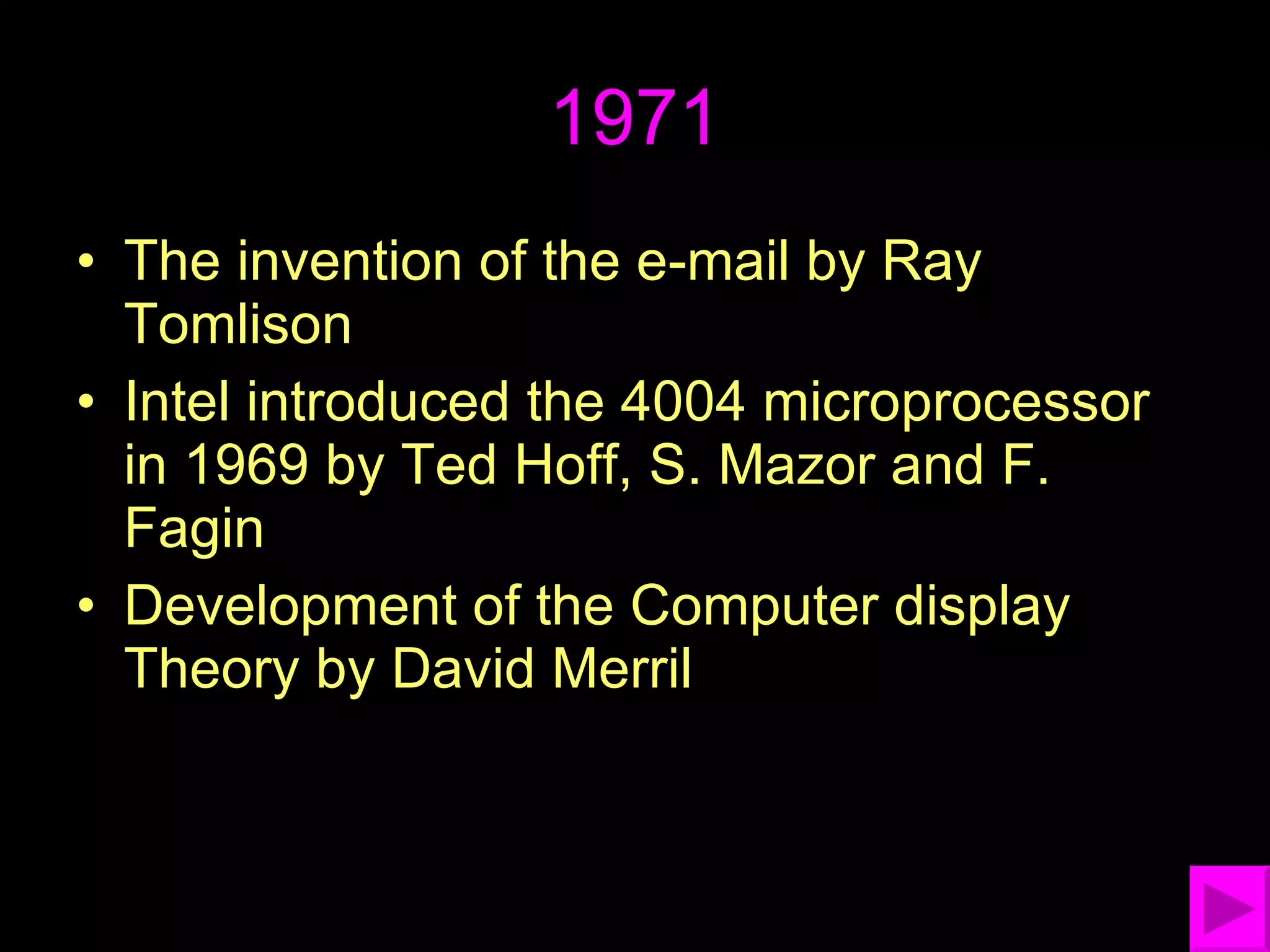 The History Of Call Final | PPT