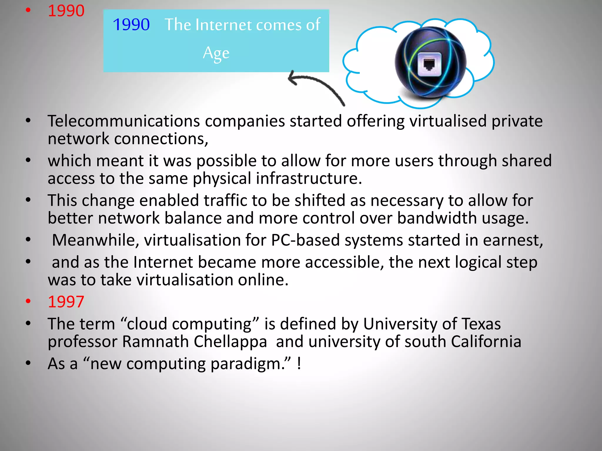 The history-of-cloud-computing | PPSX