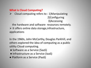 The history-of-cloud-computing | PPSX | Cloud Computing | Internet