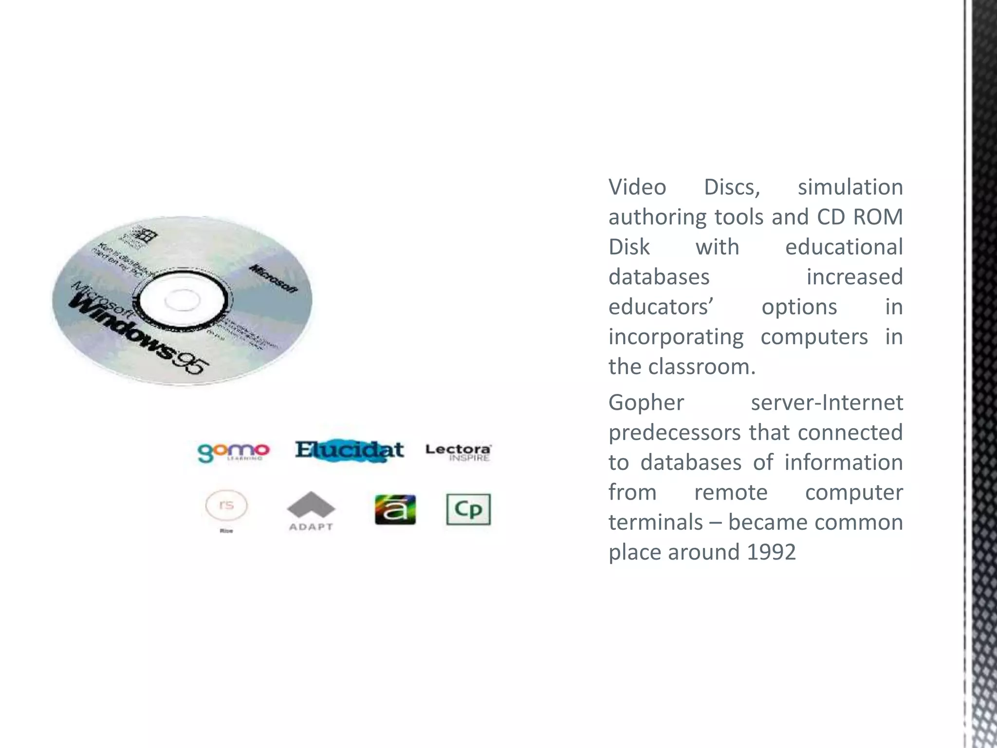 The history-of-computers-in-the-classroom | PPTX | Technology & Computing
